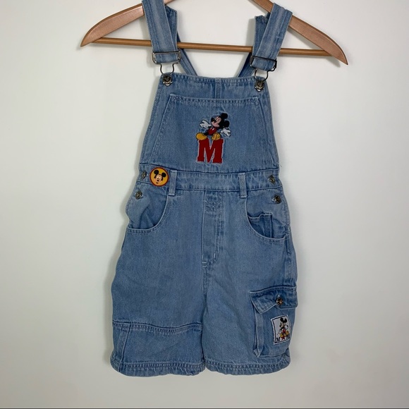 Disney | Bottoms | Vintage Mickey Mouse Overalls | Poshmark